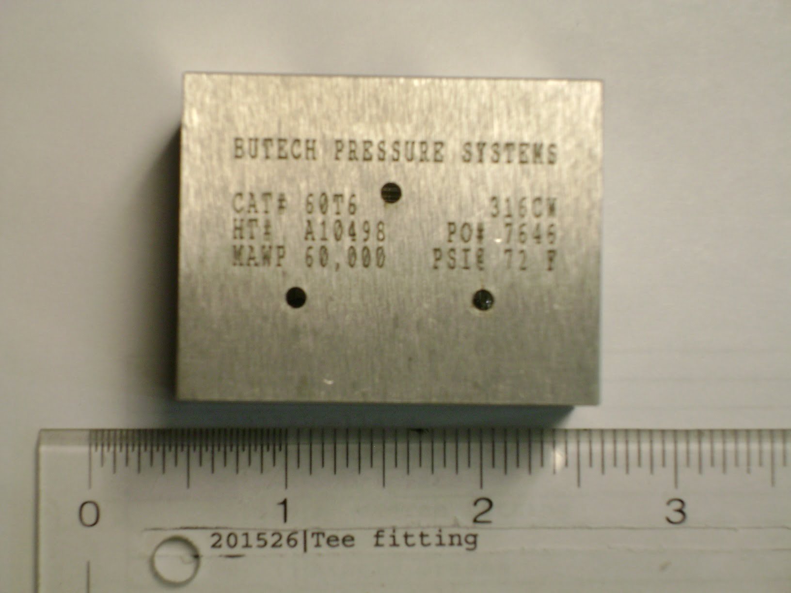 High-Pressure Tee Fitting 3/8 in. – Waterjet Cutting, Waterjet Parts ... High-Pressure Tee Fitting 3/8 in. – Waterjet Cutting, Waterjet Parts ...